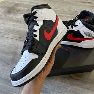 Jordan | Shoes | Air Jordan Mid Red Panda Mens | Poshmark